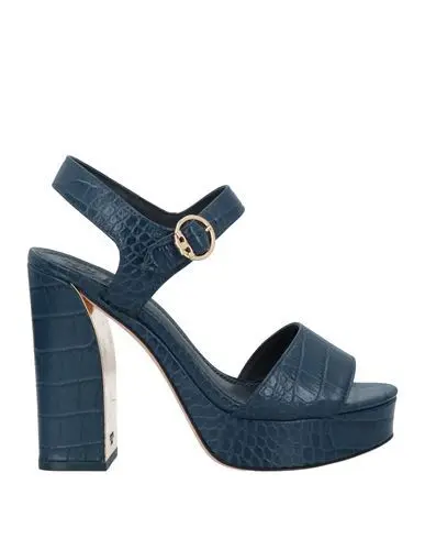 Tory Burch Leather Sandals - Blue
