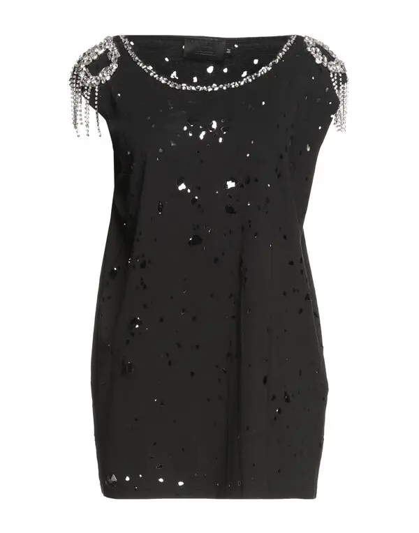 Philipp Plein T-shirt With Crystals - Black