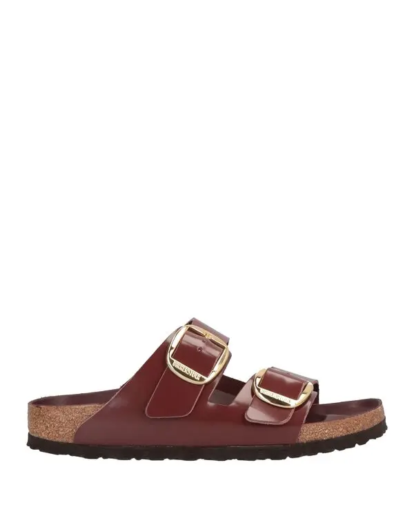BIRKENSTOCK Chocolate Leather Sandals - Brown