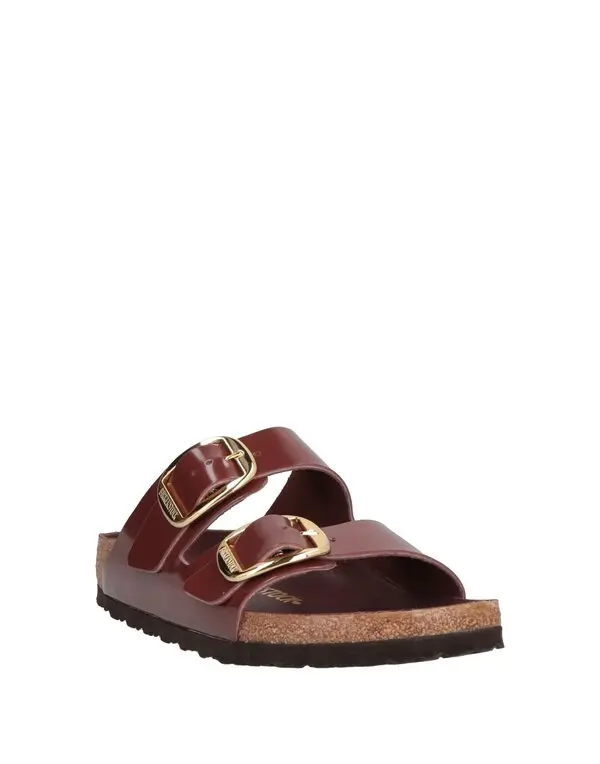BIRKENSTOCK Chocolate Leather Sandals - Brown