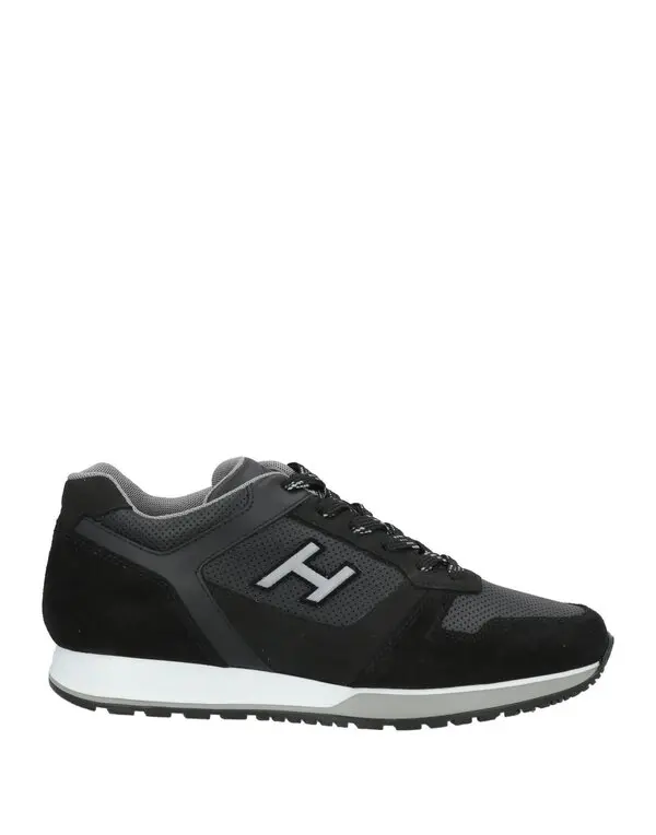 Hogan Leather Sneakers - Black