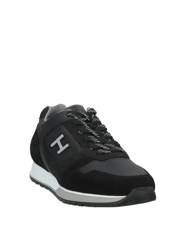 Hogan Leather Sneakers - Black