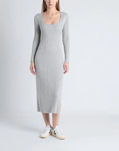 NINETY PERCENT Jasmine Ribbed Midi Dress