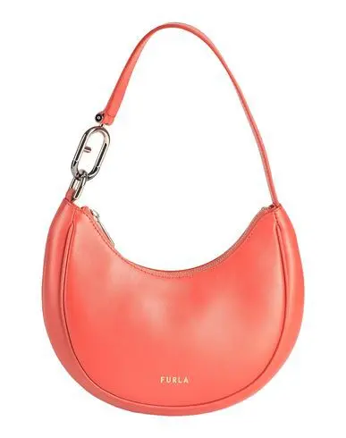 Furla Primavera S Shoulder Bag Handbag Calfskin - Rust