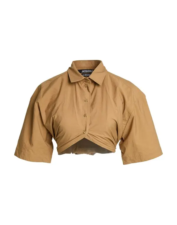 Jacquemus Shirt Camel Size Cotton, Polyamide