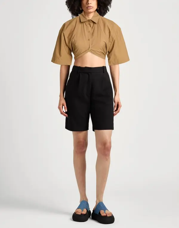 Jacquemus Shirt Camel Size Cotton, Polyamide