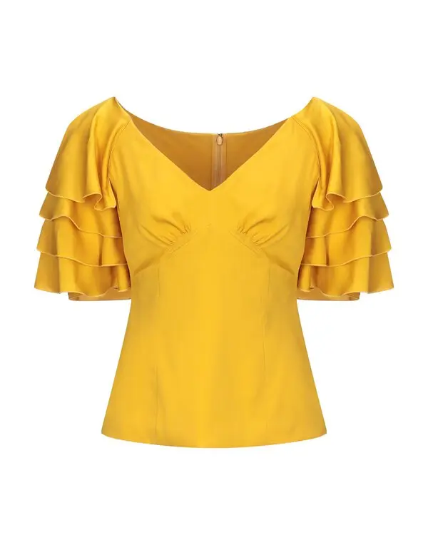 Dolce & Gabbana Ruched Top - Ocher