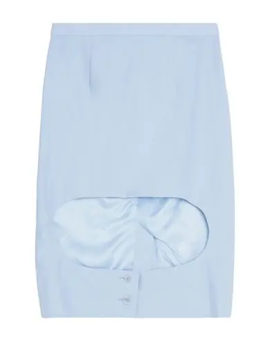 Burberry Midi Pencil Skirt - Sky Blue