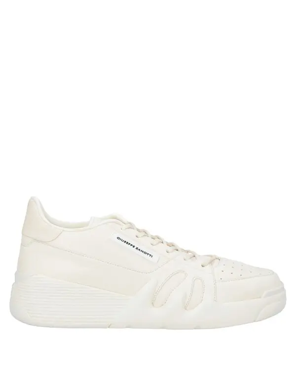 GIUSEPPE ZANOTTI Leather Sneakers - Ivory