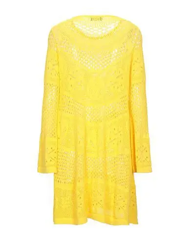Elisabetta Franchi Mini Flared Dress - Yellow