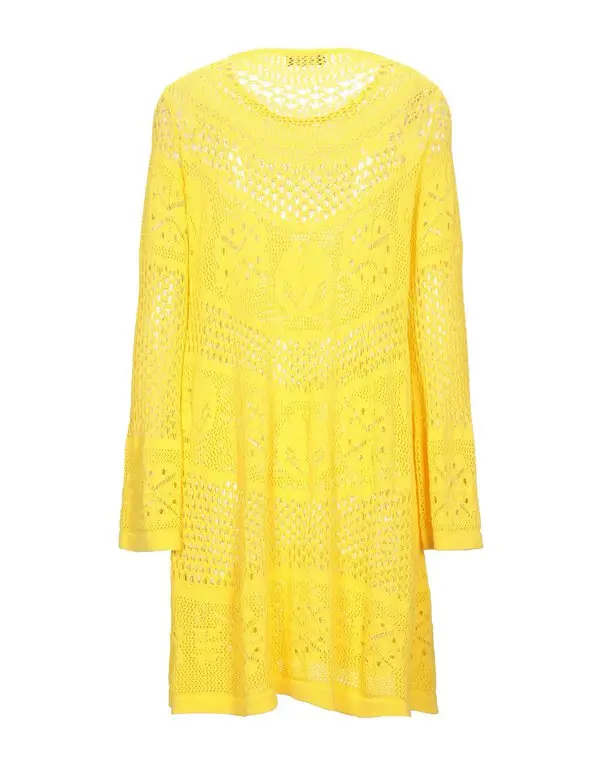 Elisabetta Franchi Mini Flared Dress - Yellow