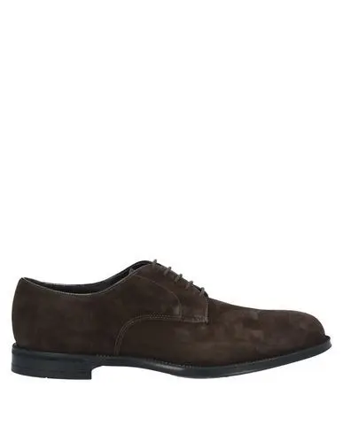 DOUCAL'S Lace-up Leather Derby Shoes - Brown