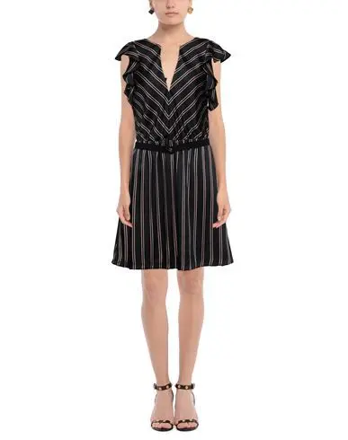 LIU •JO Mini Flared Striped Dress