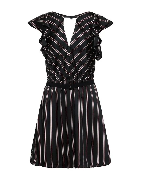 LIU •JO Mini Flared Striped Dress