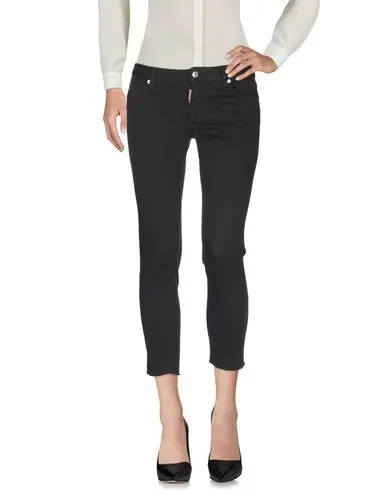 Dsquared2 Slim Fit Gabardine Pants - Black