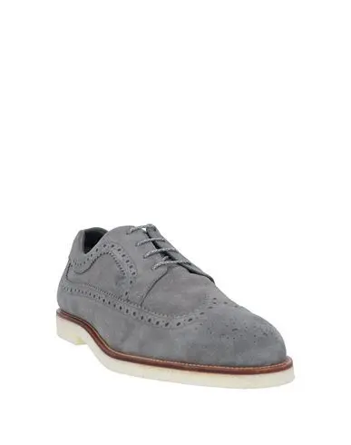 Hogan Lace-up Leather Brogues - Grey