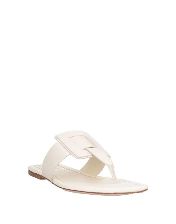 ROGER VIVIER Thong Sandals - Ivory
