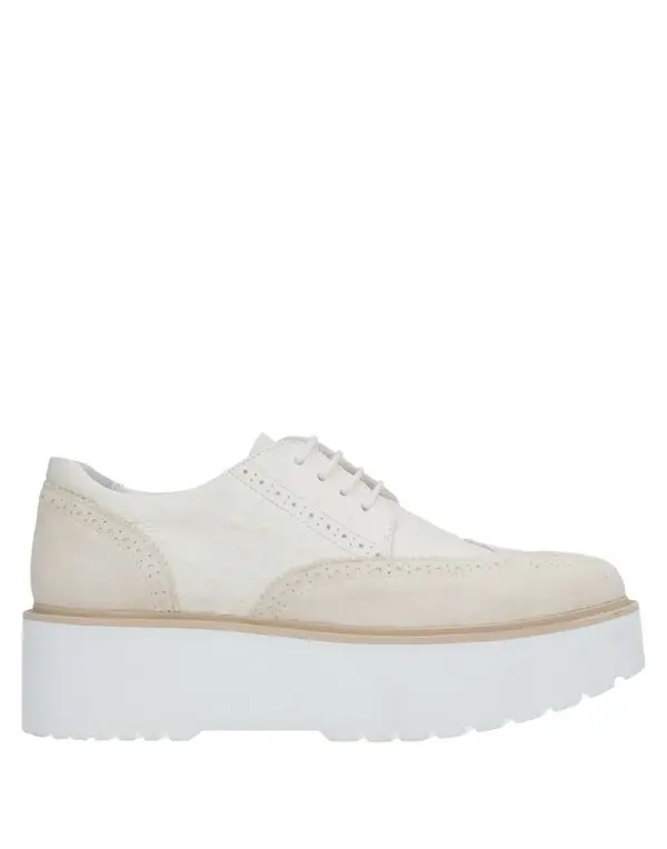 Hogan Leather Lace-up Shoes - White