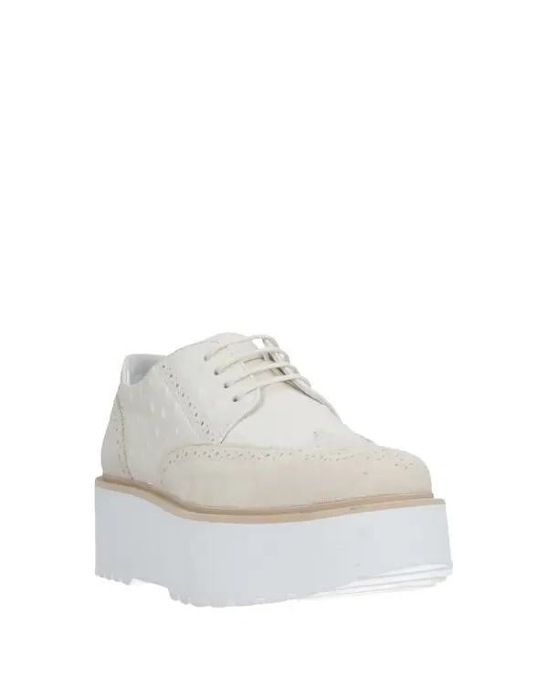 Hogan Leather Lace-up Shoes - White