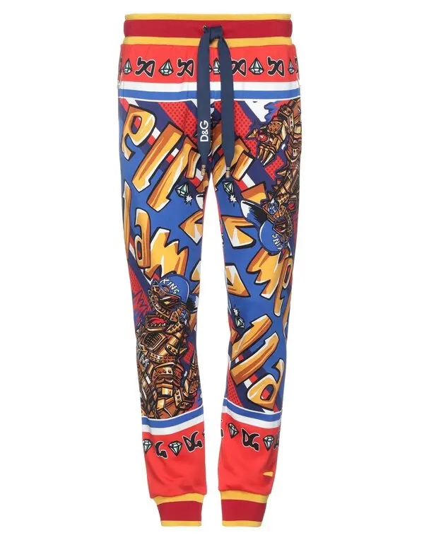 Dolce & Gabbana Pants Size Cotton, Elastane - Bright Blue