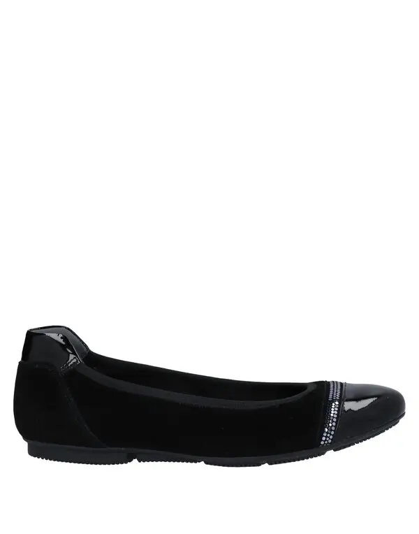 Hogan Ballet Flats In Leather And Suede