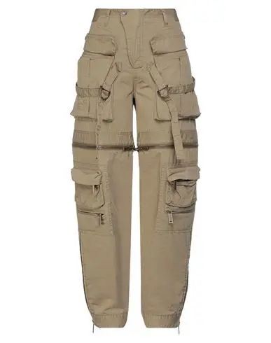 Dsquared2 Cargo Pants With Strap Detailing - Military Green