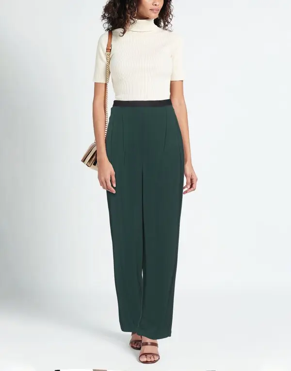 Liviana Conti Wide-leg Trousers - Green