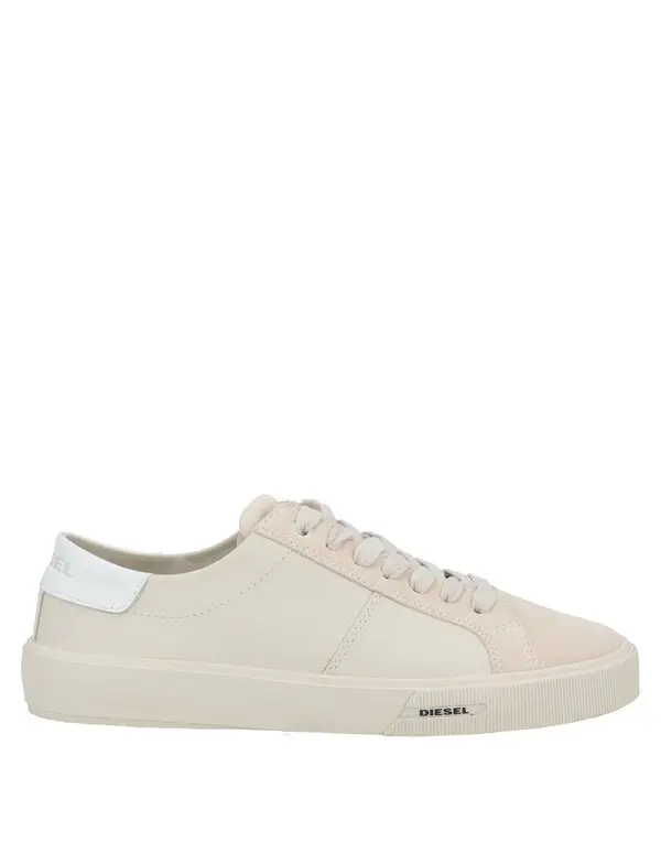 DIESEL® Light Bovine Leather Sneakers