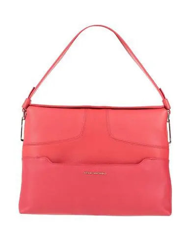 PIQUADRO Leather Shoulder Bag With Brand Logo