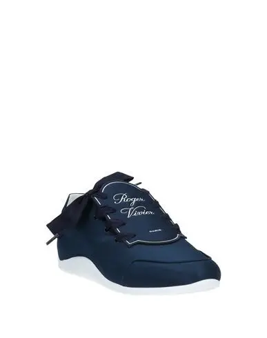 ROGER VIVIER Sneakers In Textile Fibers - Blue