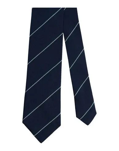 Dunhill Striped Twill Neck Tie - Blue