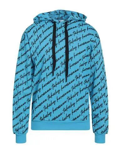 TAKESHY KUROSAWA Logo-print Hoodie - Turquoise