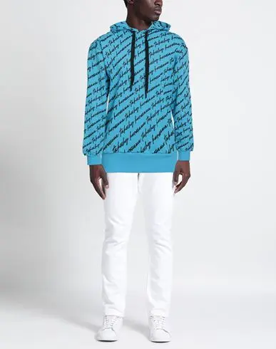 TAKESHY KUROSAWA Logo-print Hoodie - Turquoise