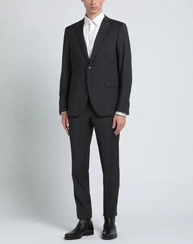 PAOLONI Suit Charcoal Size Virgin Wool