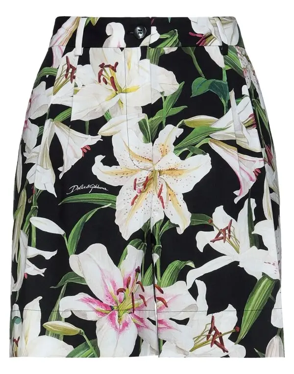 Dolce & Gabbana Floral Print Bermuda Shorts
