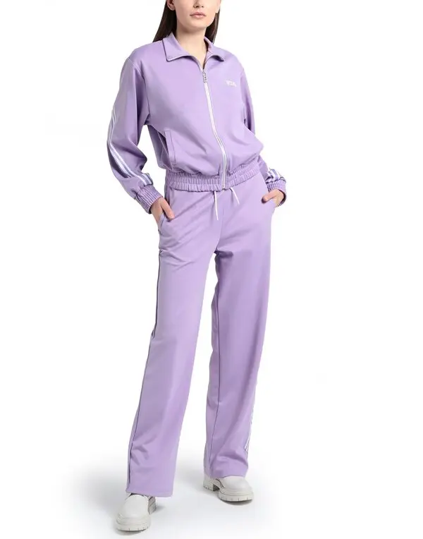 Gcds Straight-leg Jersey Pants - Lilac