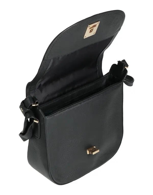 PIQUADRO Cow Leather Handbag - Black