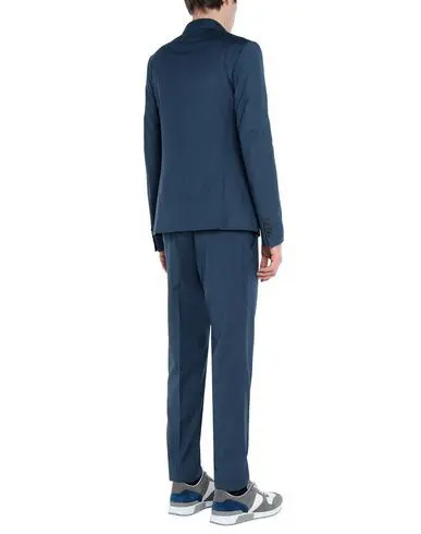 TRUSSARDI Suit Size Polyester, Viscose - Blue