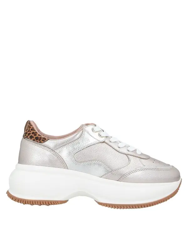 Hogan Leather Chunky Sneakers - Grey