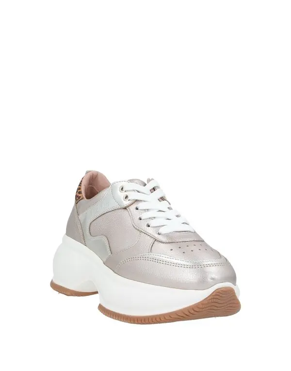 Hogan Leather Chunky Sneakers - Grey