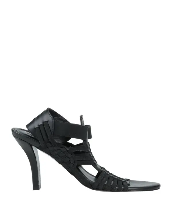 Kenzo Sandals In Leather And Textile Fibers