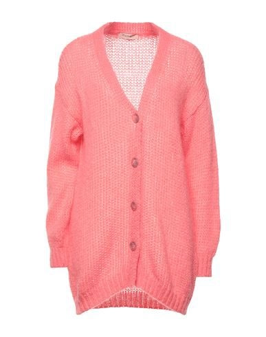 TWINSET Cardigan Size Polyamide, Mohair Wool, Wool - Red