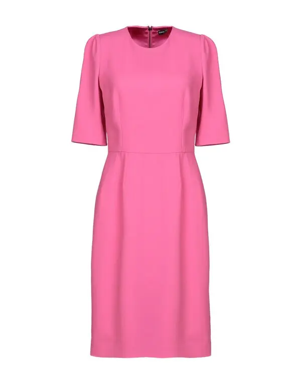 Dolce & Gabbana Midi Dress Viscose Acetate Elastane - Pink