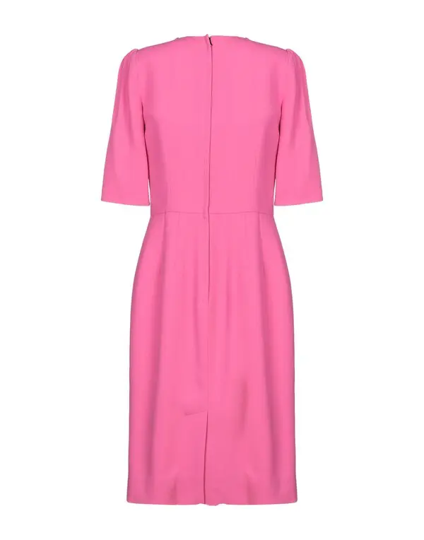 Dolce & Gabbana Midi Dress Viscose Acetate Elastane - Pink
