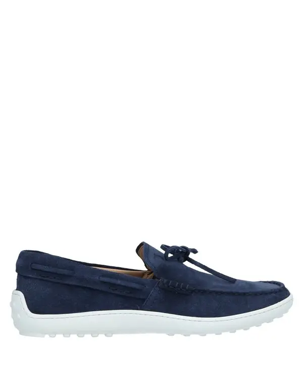 TOD'S Leather Loafers - Dark Blue