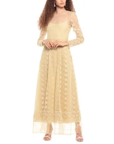 Burberry Maxi Flared Dress In Yellow - 77% Off | Editorialist