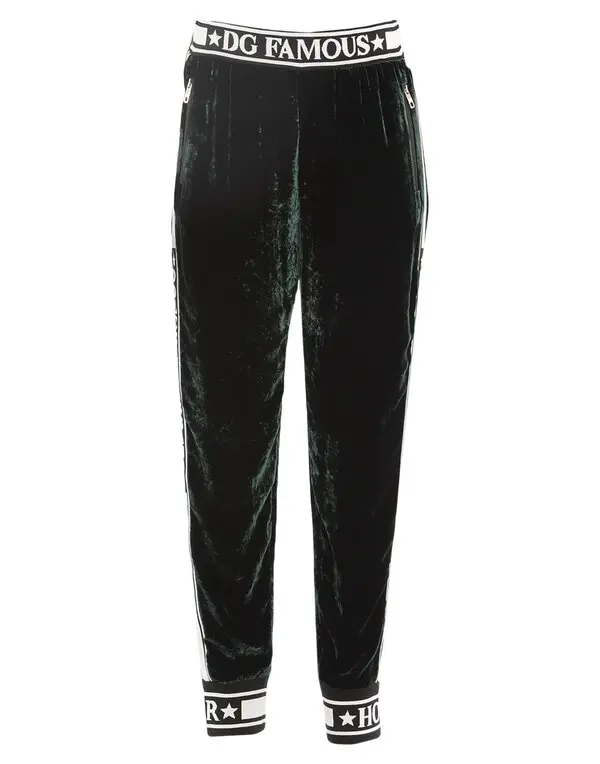 Dolce & Gabbana Track Pants In Viscose, Silk, And Elastane