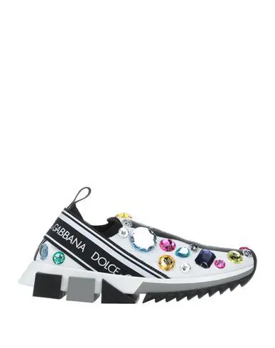 Dolce & Gabbana Embellished Sneakers - White