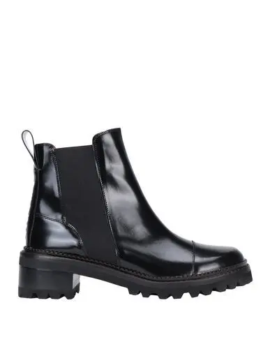 See By Chloé Ankle Boots In Leather