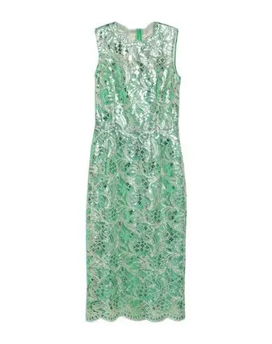 Dolce & Gabbana Midi Dress In Cotton, Viscose, And Polyamide